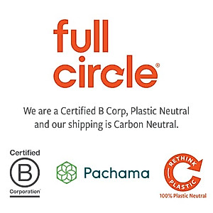 Full Circle Set of 3 Good Sheet Plant-Based Dishcloths – Super-Absorbent Reusable Dish Cloths - Multi-Use Washable Cleaning Cloths/Towels, Scales