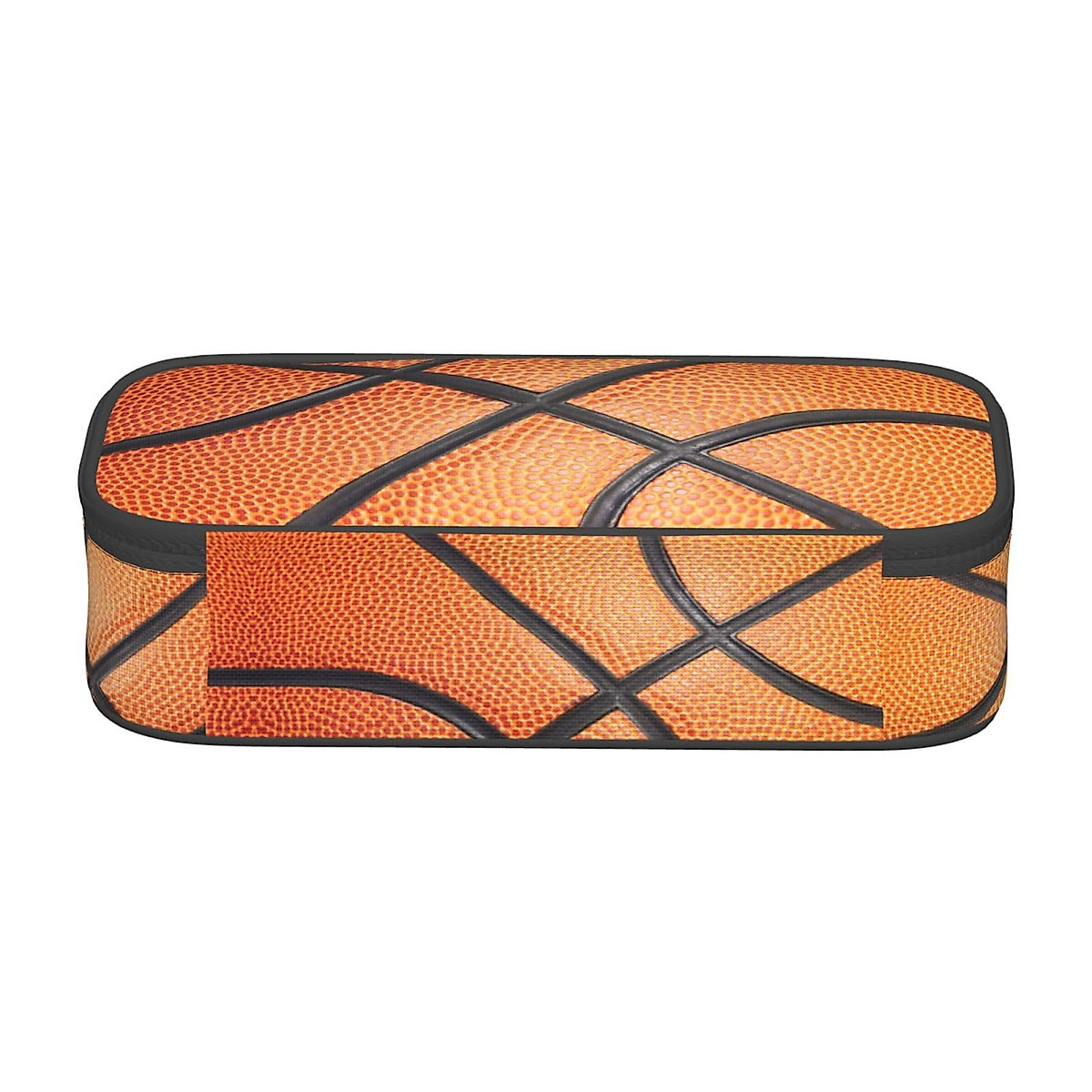 FYQZVI Personalized Basketball Pencil Case Aesthetic Large Capacity Pen Pouch Storage Bag with Compartments for Travel School Office Organizer