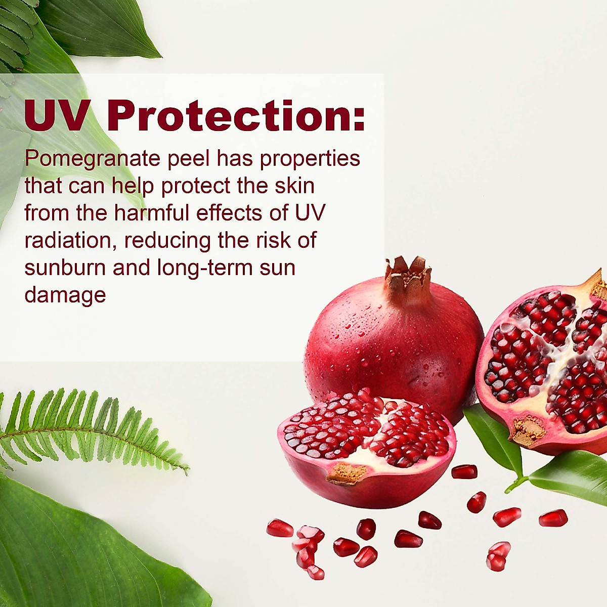 minature Pomegranate Peel Powder (Punica granatum) | 100% Pure and Natural | 227g(8oz) (1/2 lb) | Non-GMO | Rich in anti-oxidants and Vitamin C| Skin and Hair Mask | Resealable Zip Lock Pouch