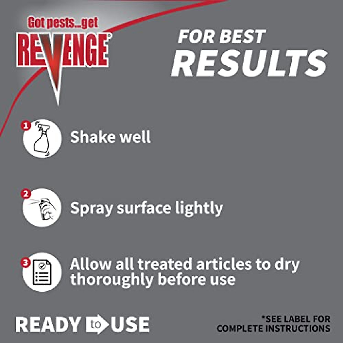 Bonide 4690 Revenge Bed Bug Killer, 1-Qt. Ready To Use - Quantity 1