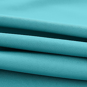 MASTERCANOPY Patio Umbrella 9 ft Replacement Canopy for 8 Ribs-Turquoise Canopy Only