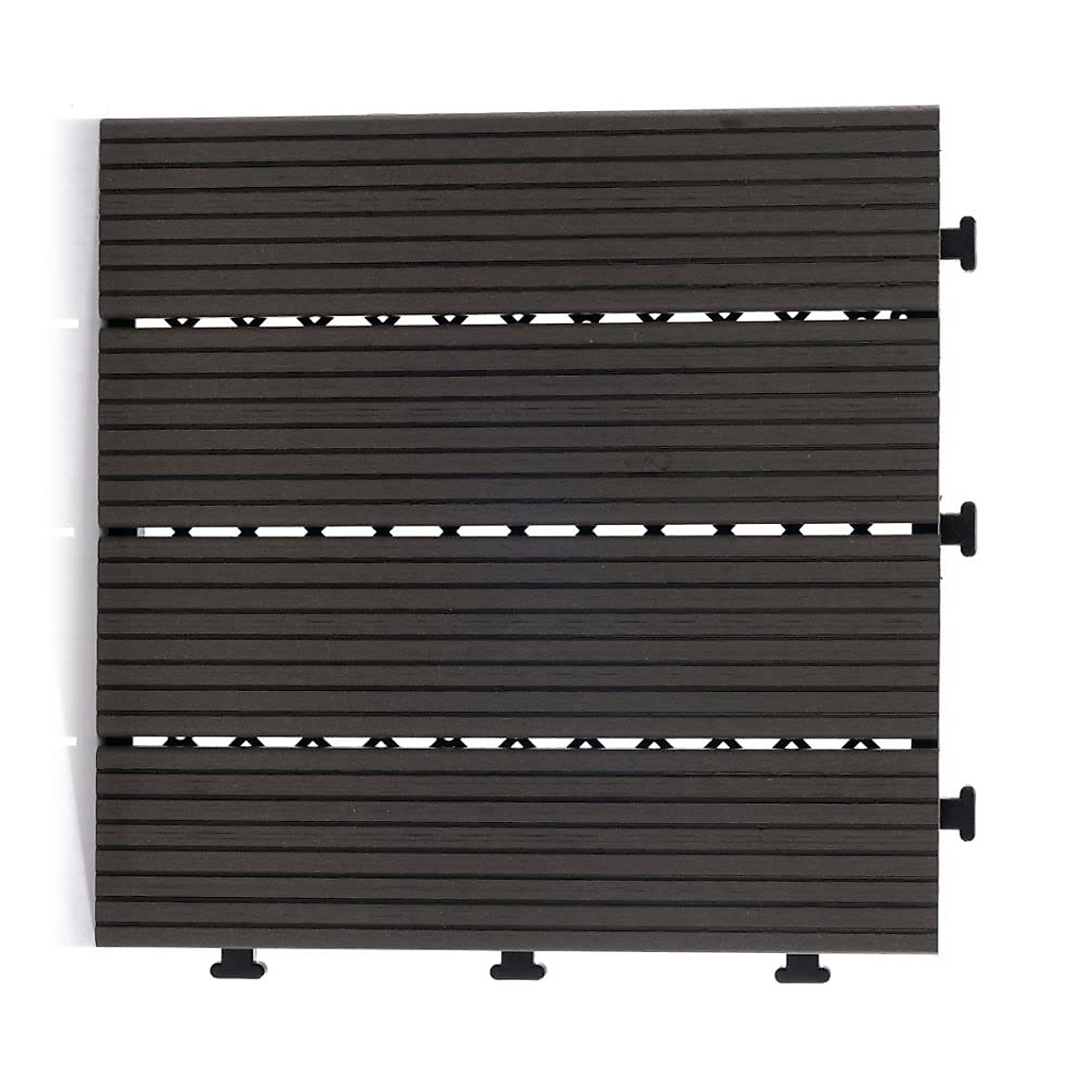 Courtyard Casual 119 Outdoor Deck Tiles, Gray, 9 Piece