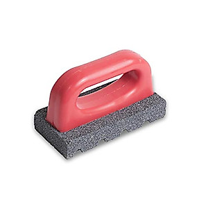 MARSHALLTOWN Rub Brick, Fluted 20-Grit Silicone Carbide Surface, Concrete Tools, Masonry Tools, Clean Bricks, Dressing Down and Remove Marks From Concrete, RB192