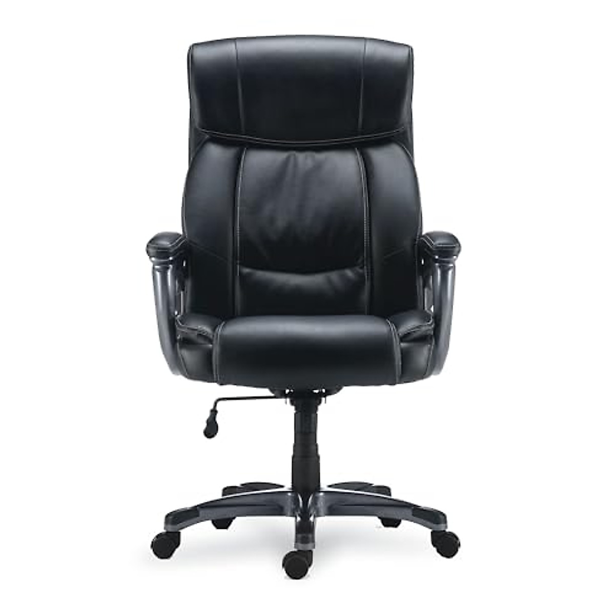 Alera ALEEG44B19 Egino Big and Tall Chair Supports Up to 400 lbs. - Black Seat/Back, Black Base