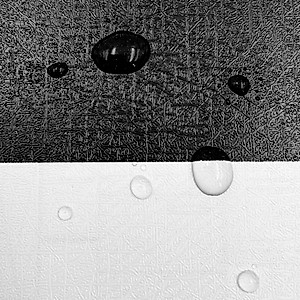 SimpleLife4U Black and White Stripe Self-Adhesive Shelf Liner Contact Paper 17.7 Inch By 9.8 Feet