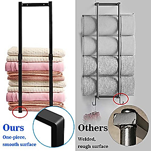 Kalekey Towel Holder Towel Rack Wall Mounted for Bathroom 28"