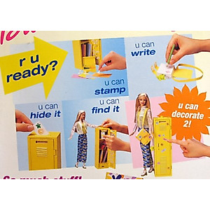 Barbie SECRET MESSAGES Doll w LOCKER, STAMPERS & MORE! (1999)