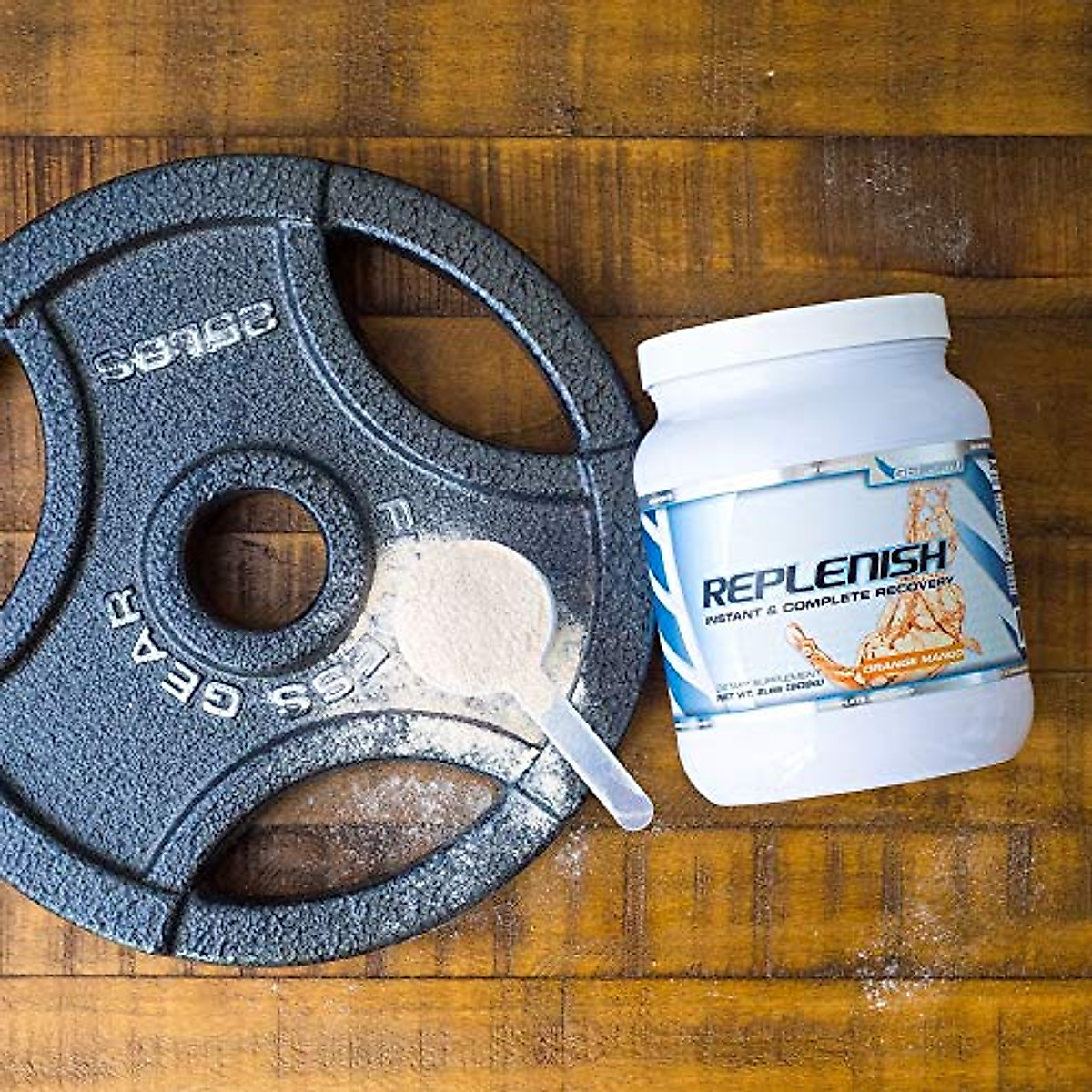 G6 Sports Nutrition Replenish Instant & Complete Recovery (Post Workout Formula, 11g of BCAAs & EAAs, 20g Whey Protein, 1000mg Creatine MagnaPower, Zero Refined Sugars) – 2lb Jar – Orange Mango