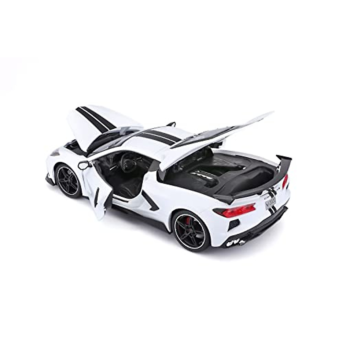 Maisto del 2020 Chevrolet Corvette Stingray Coupe (High Wing) 1/18 Scale (31455B), Blue