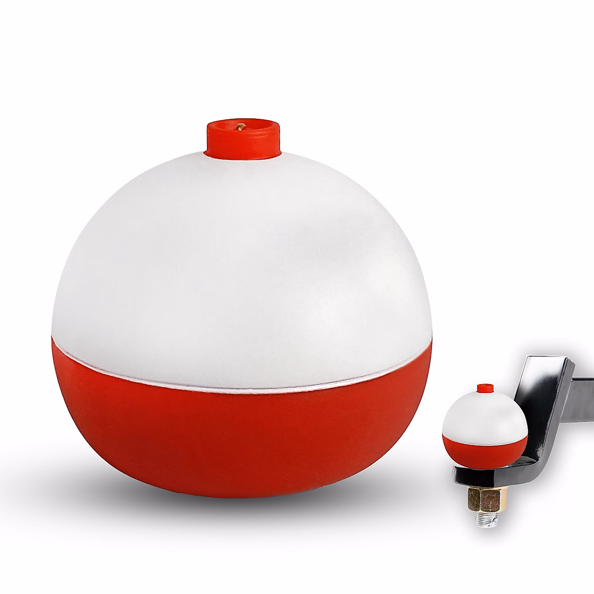 Rivers Edge Products Trailer Ball Cover, 1 7/8 to 2-Inch Trailer Hitch Ball Cover, Fishing Tow Ball Protector, Funny Towing, Trailer, Truck, or RV Accessories, Bobber