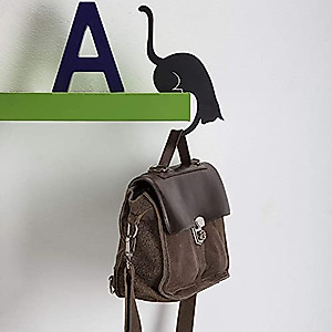 Artori Design Unique Banana Holder Balance Hook - Magic Hook for Hanging Plants Jackets Keys or Stylish Purse Hanger - Perfect for Kitchen Dorm Room Bedroom and Entryway for Home or Office (Cat)