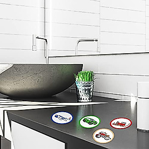 120 Pieces Toilet Targets for Potty Training Boys Potty Targets for Boys Potty Training Aids Flushable Boys Pee Targets Potty Training Chart for Toddlers Boys Training Use Potty (Cars Styles)