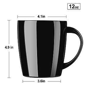 PARACITY Insulated Coffee Mug Stainless Steel Coffee Mug with Lid Handle Double Wall Vacuum Travel Mug Camping Tumbler Cup Men Women 12 oz