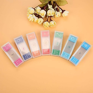 Hilitand 35pcs Biology Microscope Slide Glass Biological Prepared Slide Seven Type Biology Slide Lab Specimens Set