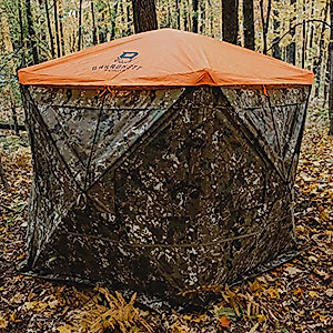 Barronett Blinds® 5-Sided Blaze Orange Safety Cap, for Use with 5-Sided Hunting Blinds, Safety During Hunting, Attaches Quickly and Easily, Blaze Orange, BA704