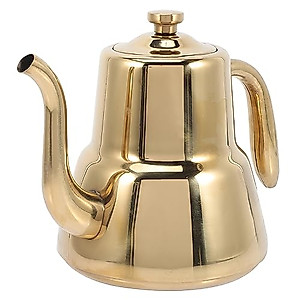 HEMOTON Kettle stovetop filter teapots tea pots iced tea maker teapot with infuser hotpot camping stove camping water jug camping coffee pot vinegar bottle Stainless steel olives