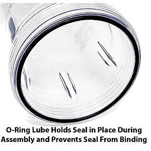 Kinetic Wares HHRING Fits GXWH40L, GNWH38S, GXWH30C, GXWH35F, GNWH38F (6 Pack) with Dow Molykote 111 O-Ring Lubricant and Scratch Free O-Ring Pick Tool