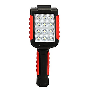 Pocketman Portable LED Work Light Magnetic Flashlight Repair Work Lamp Red Light Torch Hanging Hook Lanterna (LED)