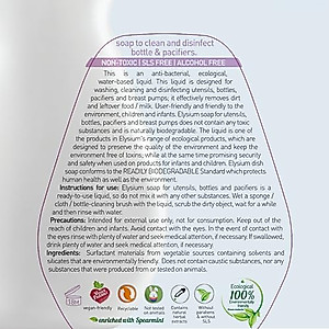 Premium Baby Dish Soap And Baby Bottle Cleaner Baby Bottle Soap Non - Toxic Ingredients Ecological Liquid Formula for Effective & Easy Cleaning Baby Travel Essentials 13.5 Fl Oz Pack Of 2