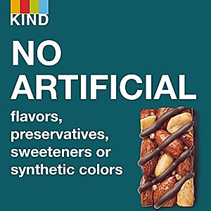 KIND Minis, Dark Chocolate Nuts & Sea Salt, Healthy Snacks, Gluten Free, Low Calorie Snacks, Low Sugar, 10 Count
