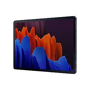 SAMSUNG Galaxy Tab S7+ Plus 12.4” 128GB Android Tablet w/ S Pen Included, Edge-to-Edge Display, Expandable Storage, Fast Charging USB-C Port, ‎SM-T970NZKAXAR, Mystic Black