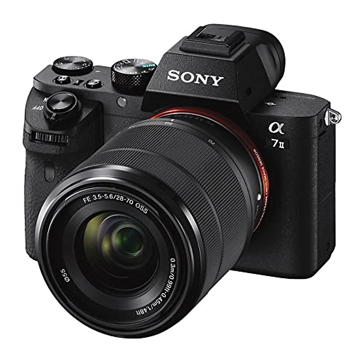 Sony Alpha a7II Mirrorless Digital Camera Bundle with 28-70mm f/3.5-5.6 Lens and 64GB SD Card (2 Items)