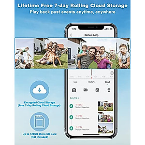 Wireless Cameras for Home Security Outdoor, 2K Color Night Vision Battery Powered WiFi Security Camera Spotlight/Siren Motion Detection 2-Way Talk Waterproof Cloud Storage Outdoor Camera Wireless 2PCS