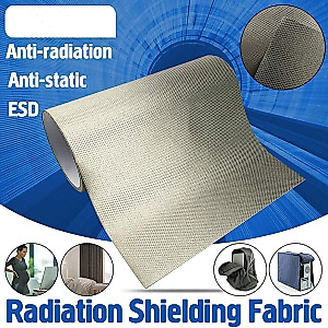 Faraday Fabric 44'' x 36'' Emf Protection Fabric, Military Grade RFID Shielding Fabric Signal Blocking Material 1 Yard, EMF Shielding, Cell Phone Signal Blocking, Bluetooth Block. 5G Shielding Fabric