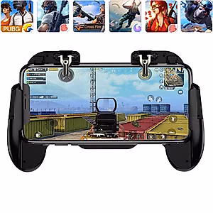 Ytuomzi Mobile Phone PUBG Game Controller L1R1 Shoot and Aim Trigger Joystick Ergonomic Gamepad for PUBG Mobile/Knives Out,Phone Gaming Controller for 4.7''- 7.0'' Android & iOS (H6)