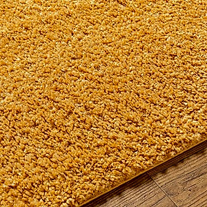 Mark&Day Area Rugs, 5x7 Vere Modern Shag Bright Orange Area Rug, Orange Carpet for Living Room, Bedroom or Kitchen (5'3" x 7'3")