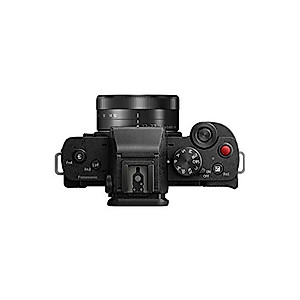 Panasonic LUMIX G100 4k Mirrorless Camera for Photo and Video, Built-in Microphone with Tracking, Micro Four Thirds Interchangeable Lens System, 12-32mm Lens, 5-Axis Hybrid I.S, DC-G100KK (Black)