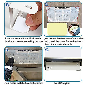 Under Desk Mount for Xbox Series S, Stealth Mount Under Desk Holder Only for Xbox Series S, Xbox Series S Accessories