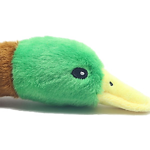 JSBlueRIdge Squeaky Plush Dog Duck Chew Toy - Keep Your Dog Busy and Happy - Set of 1