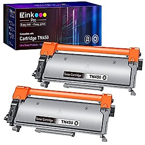 E-Z Ink Pro TN450 2270DW HL-2280DW Comaptible Toner Cartridge Replacement for Brother TN-450 TN420 TN-420 Black to use with HL-2270DW HL-2280DW HL-2230 HL2240 MFC-7360N MFC-7860DW DCP-7065DN (2 Pack)