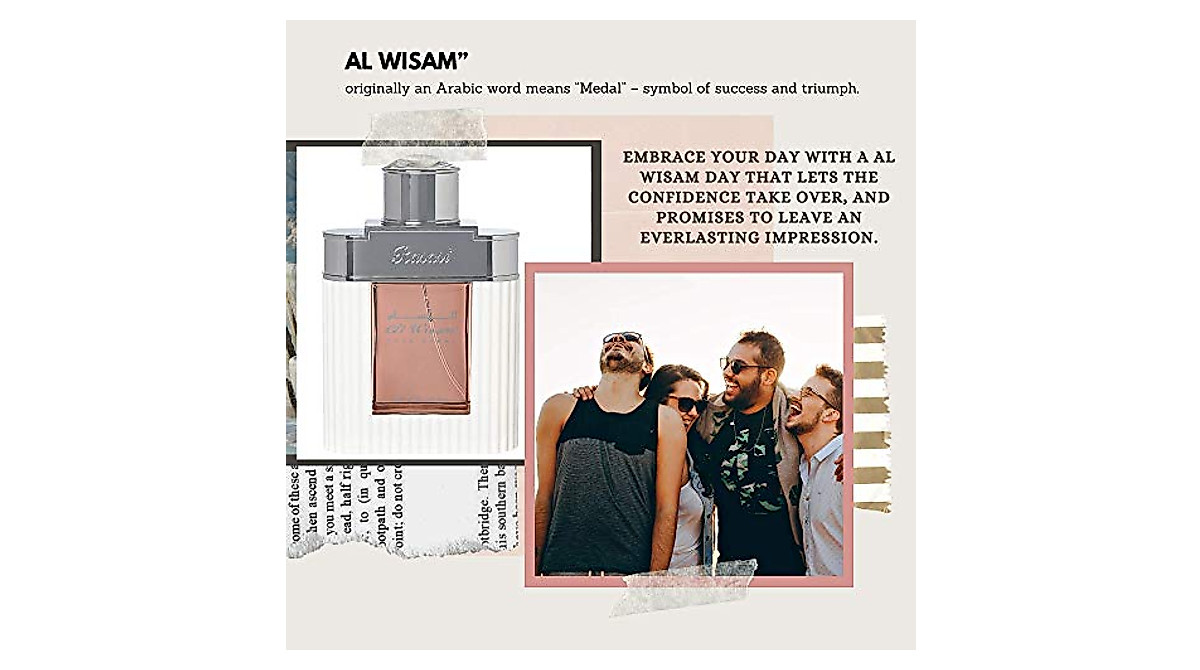 RASASI Al Wisam Day EDP for Men - Bold Oud & Floral Fragrance