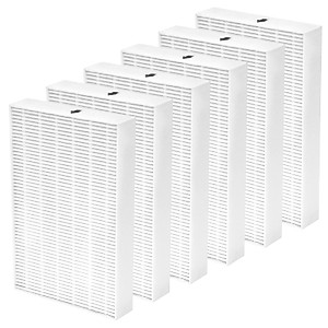 HPA300 HEPA Filter R for Honeywell Air Purifier Filter Replacement HPA200, HPA100, HPA090, HPA5300 Series Models, Fits for Honeywell Filter R, Replaces No. HRF-R1 HRF-R2 HRF-R3, 6 Pack