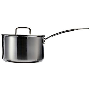 Cuisinart MCP194-20N MultiClad Pro Stainless Steel 4-Quart Saucepan with Cover & MultiClad Pro Stainless Steel 3-Quart Saucepan with Cover