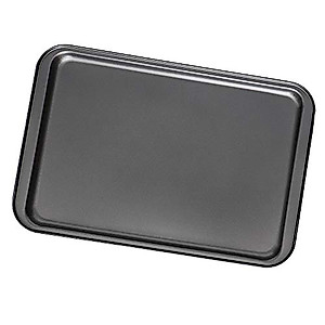 Non-Stick Steel Baking Sheet by Home Basics | Perfect for Cookies & Pastries | Easy-to-Clean | Oven Safe | 12 x 18 Inches