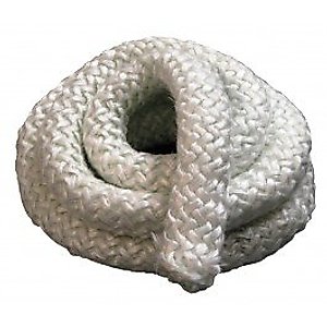 1 inch Woodstove Gasket Rope, Door Gasket, Round Fiberglass Rope Seal (10 Feet)