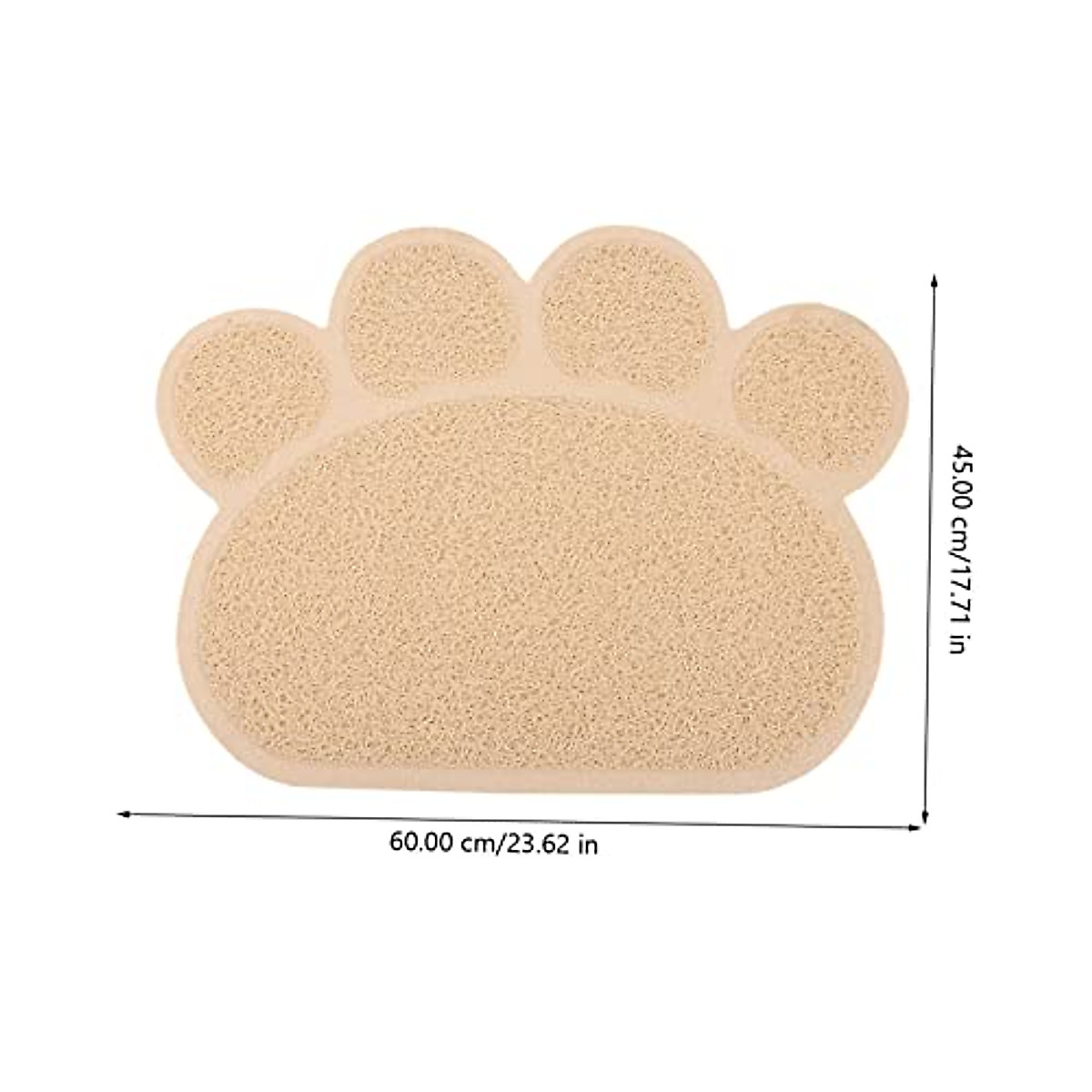 Balacoo Cat Litter Mat Cat Dog Food Pad: Wear- Material is Super Simply Shake it Off, Vacuum it or give it a Quick Rinse to Clean it. Cat Mat