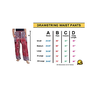 Lannaclothesdesign Women's Boho Drawstring Smocked Waist Rayon Harem Yoga Pants (M, Teal)