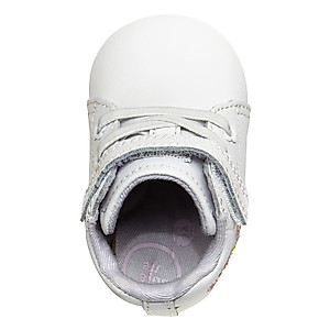 Stride Rite Baby Girls PW-Emilia Crib Shoe, White, 2 Infant