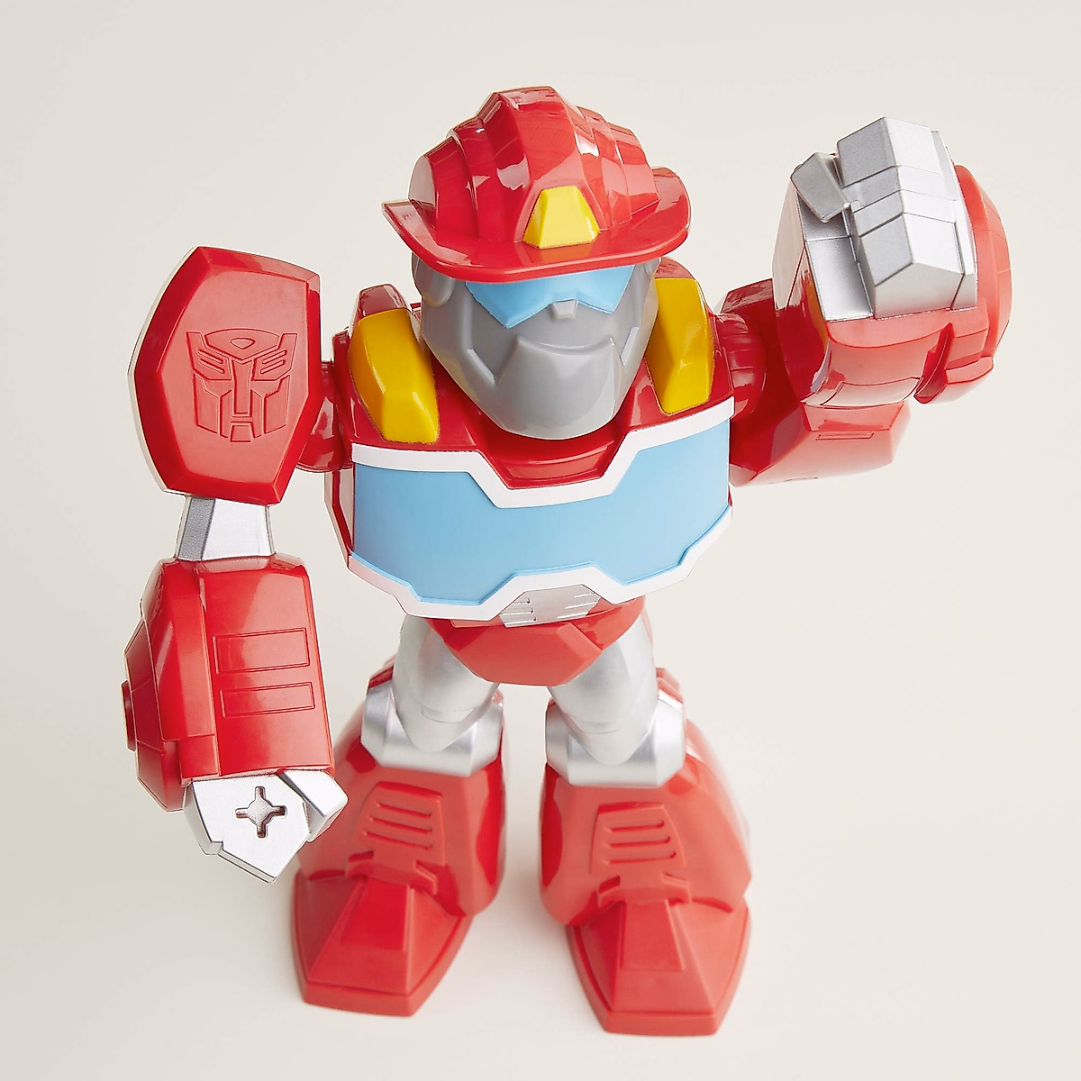 Transformers Playskool Heroes Rescue Bots Academy Mega Mighties Heatwave The Fire-Bot 10-Inch Robot Action Figure, Collectible Toys for Kids Ages 3 and Up