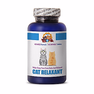 PETS HEALTH SOLUTION Calming cat Chews - Relaxant for Cats - Helps Keep Calm - Anxiety Relief - Treats - cat Valerian Root - 90 Treats (1 Bottle)