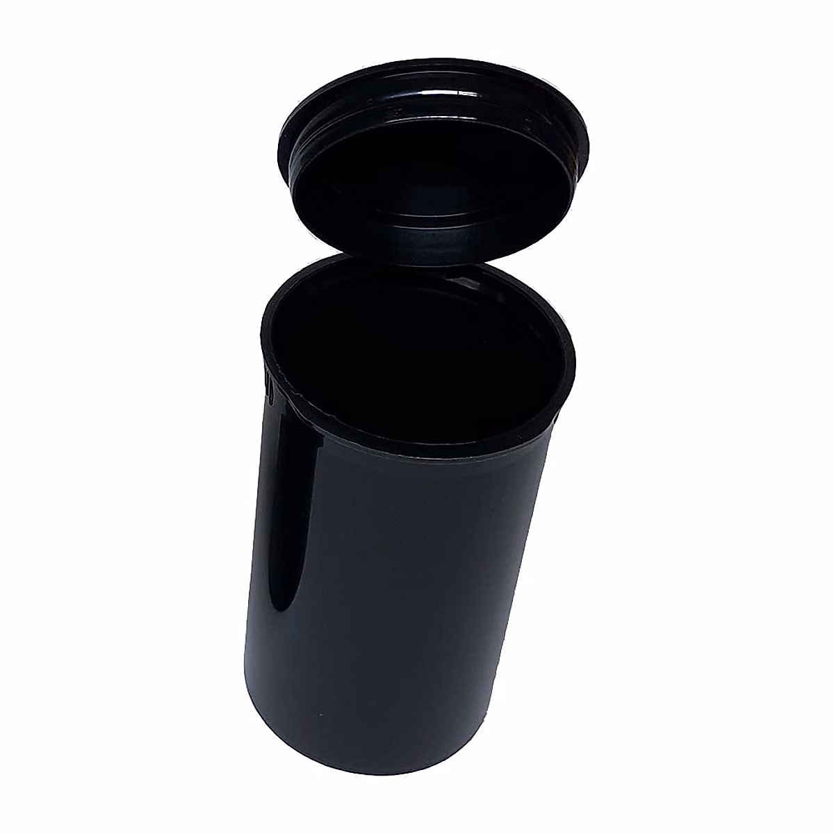 Evo Plastics 150 Black Vials - 30 DRAM Pop Top Bottle - Airtight Containers - BPA Free Medical Grade Plastic Prescription Bottles for Pills Herbs Flowers Supplements, Wholesale Bulk Pack