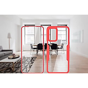 Ysnzaq Full Surround Clear Phone Case for Oppo A16 6.52", Soft TPU Screen Shockproof Protection with Wireless Charging Phone Cover for Oppo A16 QB Purple