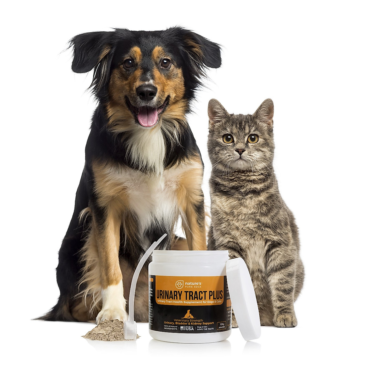 Nature's Pure Edge - Pet Urinary Relief - Veterinarian Grade All Natural D-Mannose and Cranberry Powder Blend for Kidney, Bladder and Urinary Tract Health.