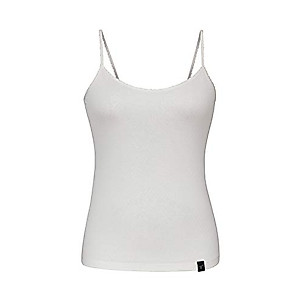 Terramar Women's Thermasilk Pointelle Camisole, Natural, Medium