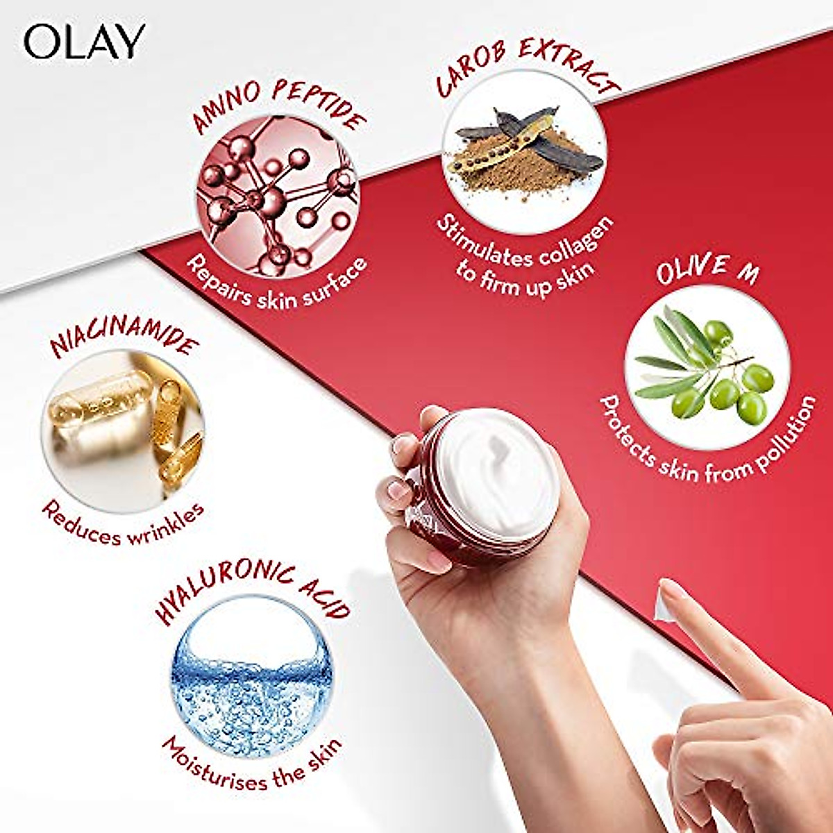 Olay Regenerist Micro-Sculpting Cream, Anti Aging Moisturizer,1.7 oz