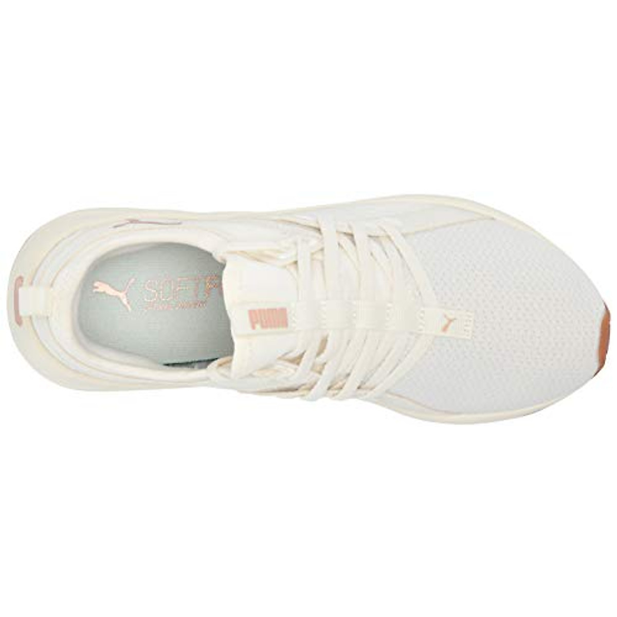 PUMA Women's SOFTRIDE Sophia Running Shoe, Eco Marshmallow-Rose Gold, 7